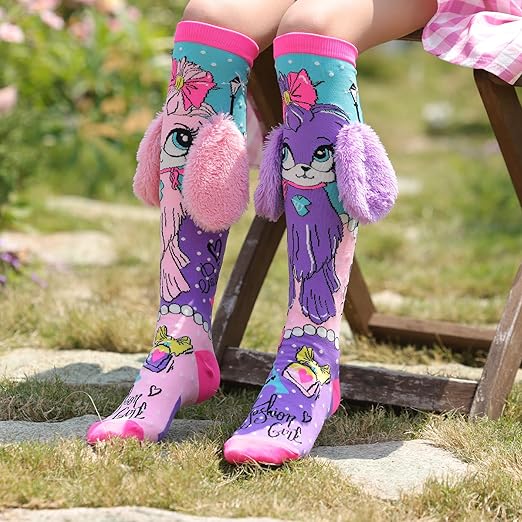 Crazy Socks for Kids – Cute & Funky Stretch Novelty Socks for Girls ...